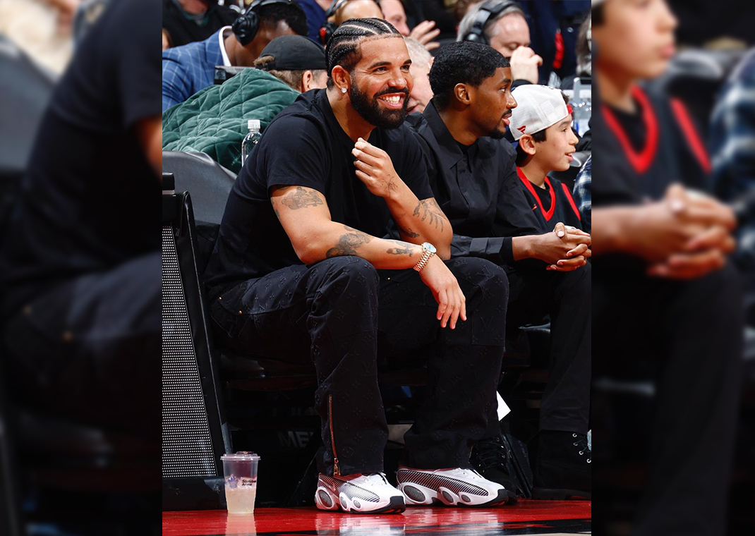 Drake Spotted In Another Colorway Of His New Nocta x Nike Silhouette ...