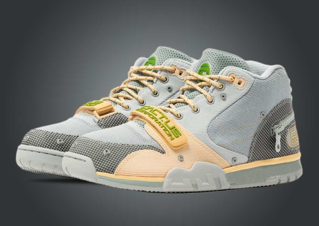 Travis Scott x Nike Air Trainer 1 Grey Haze Releases In May - Sneaker News