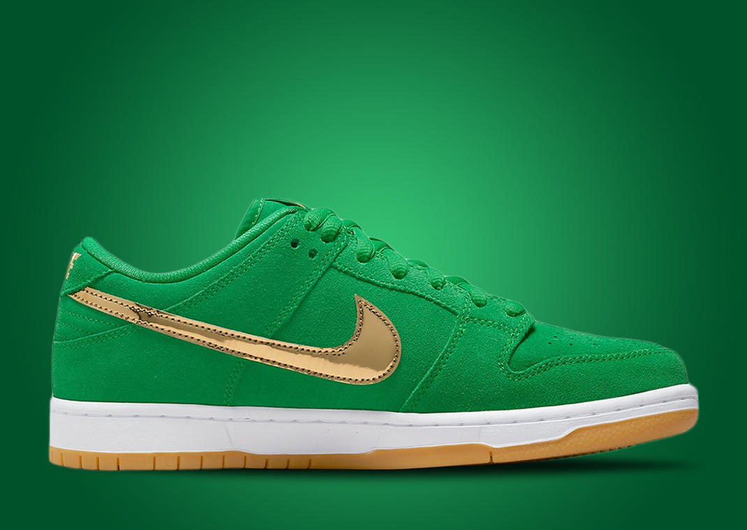 The Nike SB Dunk Low Gets A St. Patrick's Day Makeover - Sneaker News