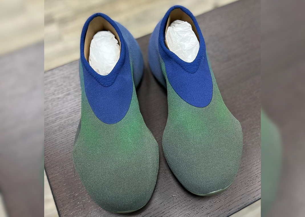 This adidas Yeezy Knit RNR Comes In Faded Azure - Sneaker News