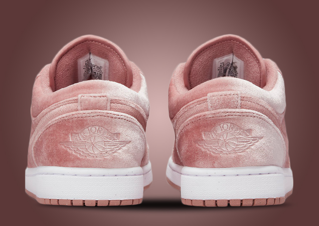 This Women's Air Jordan 1 Low Gets A Pink Velvet Makeover - Sneaker News