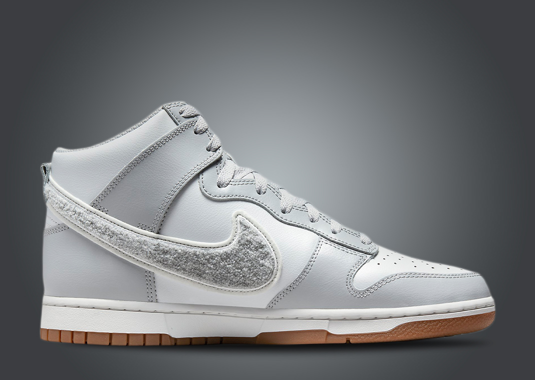 This Nike Dunk High University Comes In Light Smoke Grey - Sneaker News