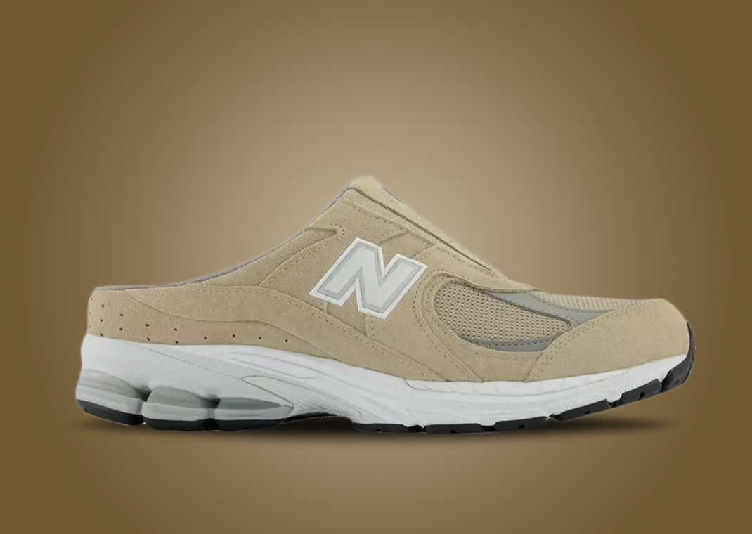 This New Balance 2002R Mule Is Dressed In Tan - Sneaker News
