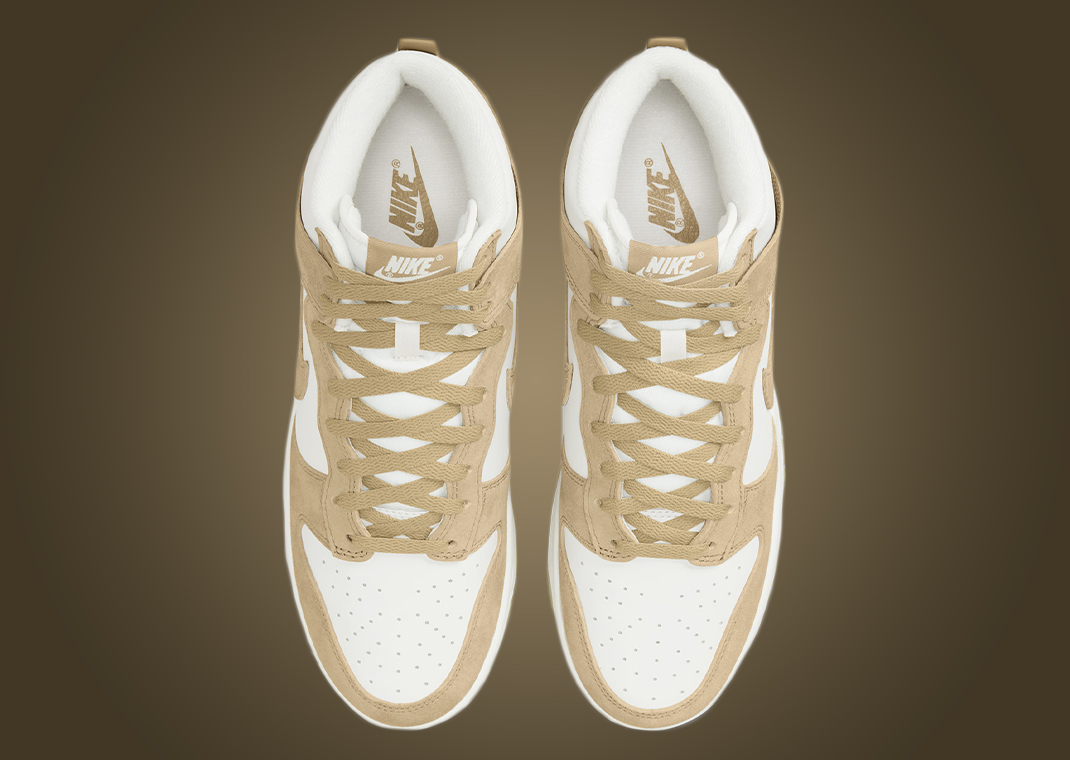 Tan Suede Accents This Nike Dunk High - Sneaker News