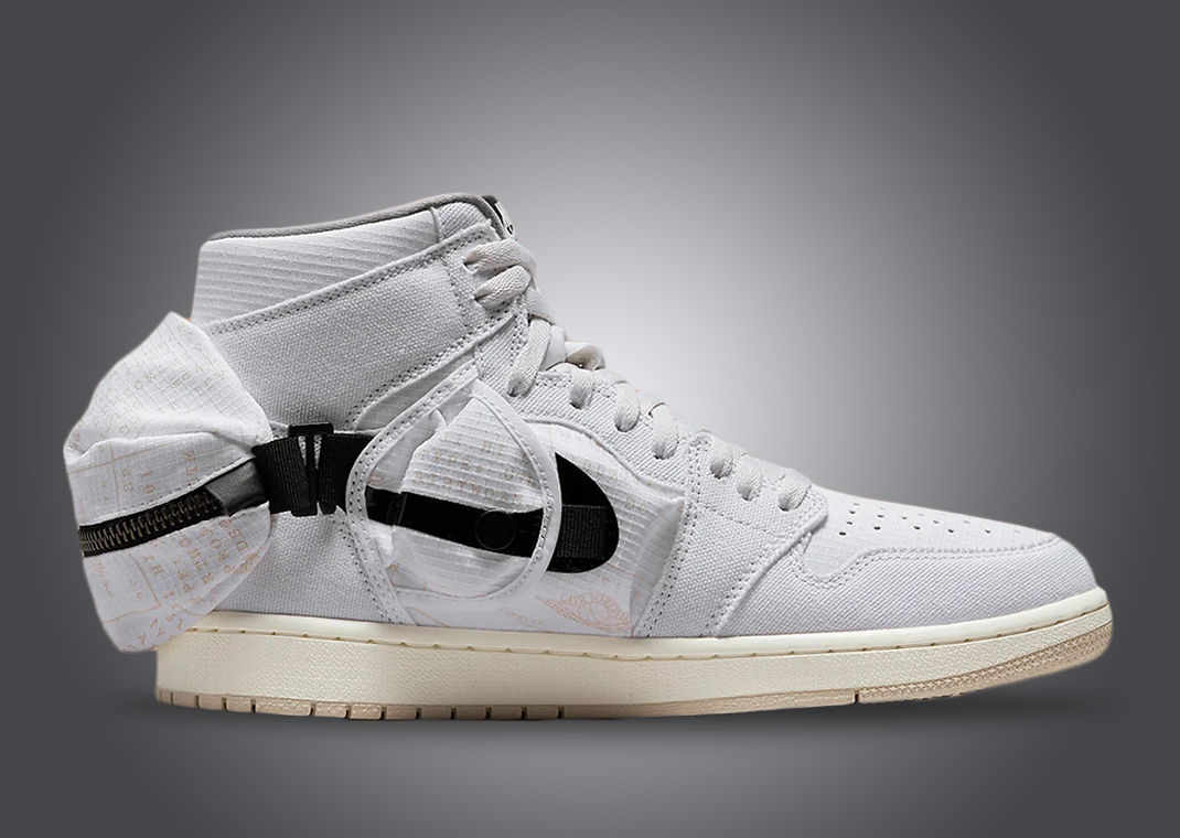 Canvas Covers This Air Jordan 1 Utility - Sneaker News