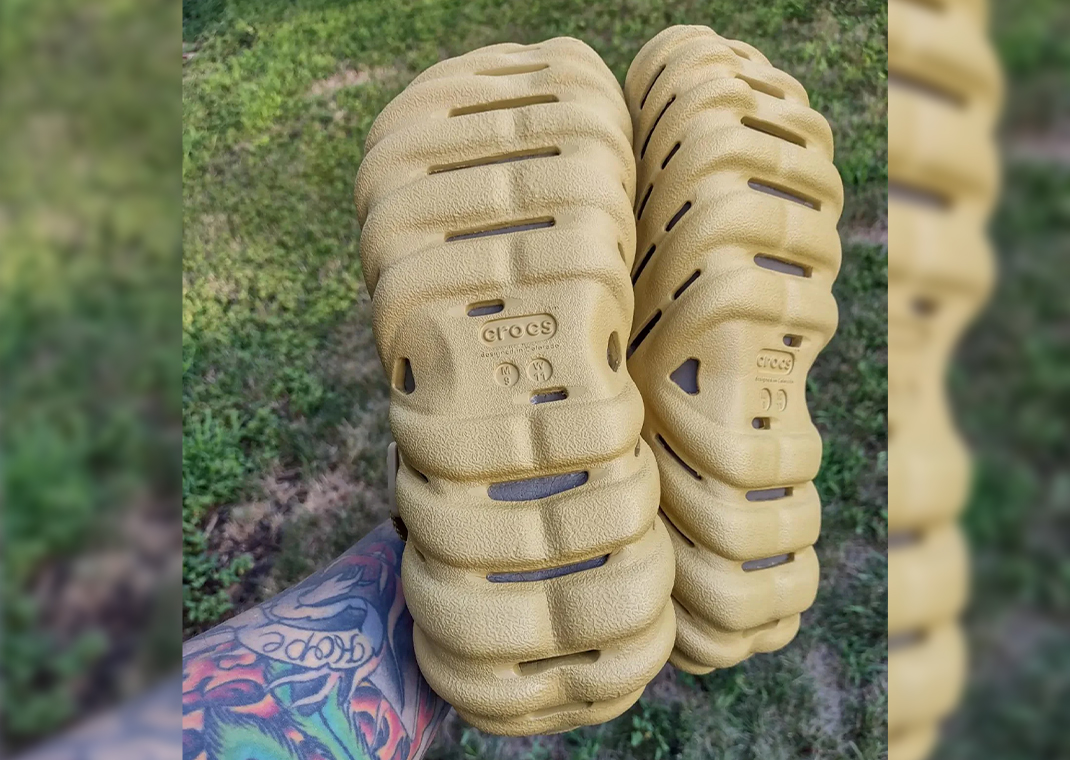 Crocs Introduces The Echo Clog Silhouette With A Desert Grass Colorway ...