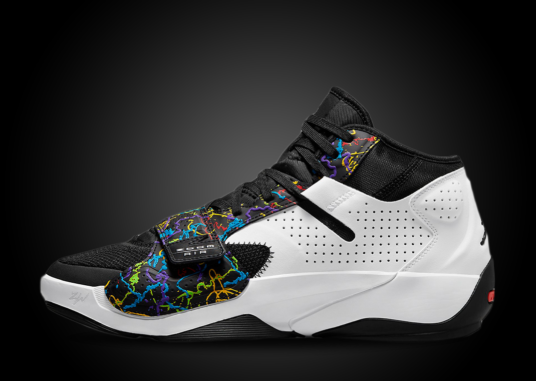 This Jordan Zion 2 Gets Covered In Multi-Color - Sneaker News