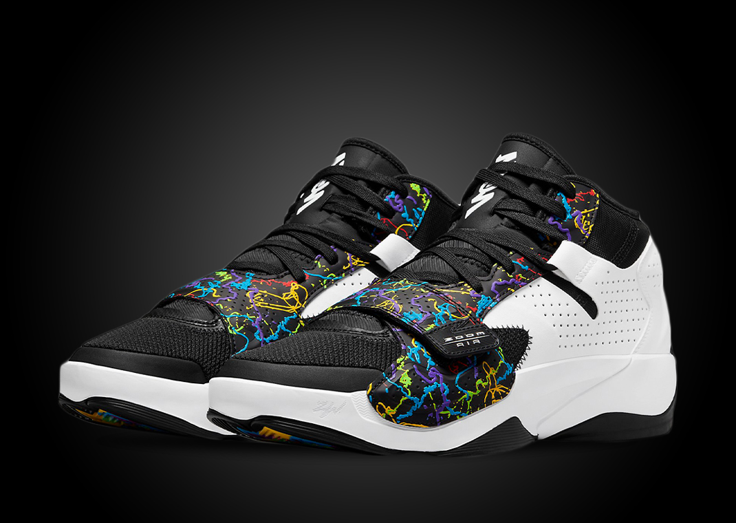 This Jordan Zion 2 Gets Covered In Multi-Color - Sneaker News