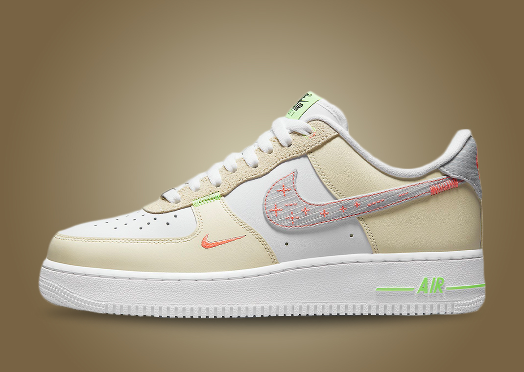 Neon Stitching Dresses This Upcoming Nike Air Force 1 Low - Sneaker News