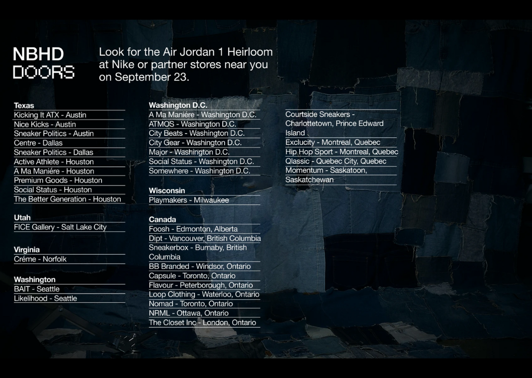 Jordan NBHD Store Guide - Sneaker News