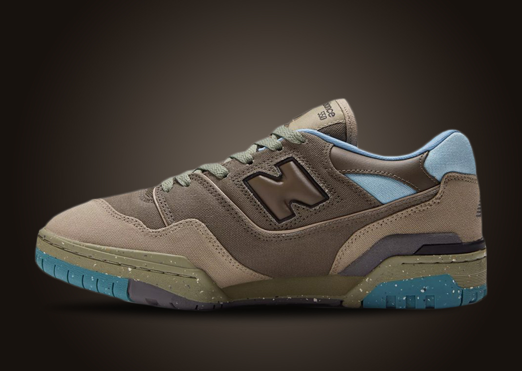 New Balance Switches Leather With Canvas For This 550 Colorway ...