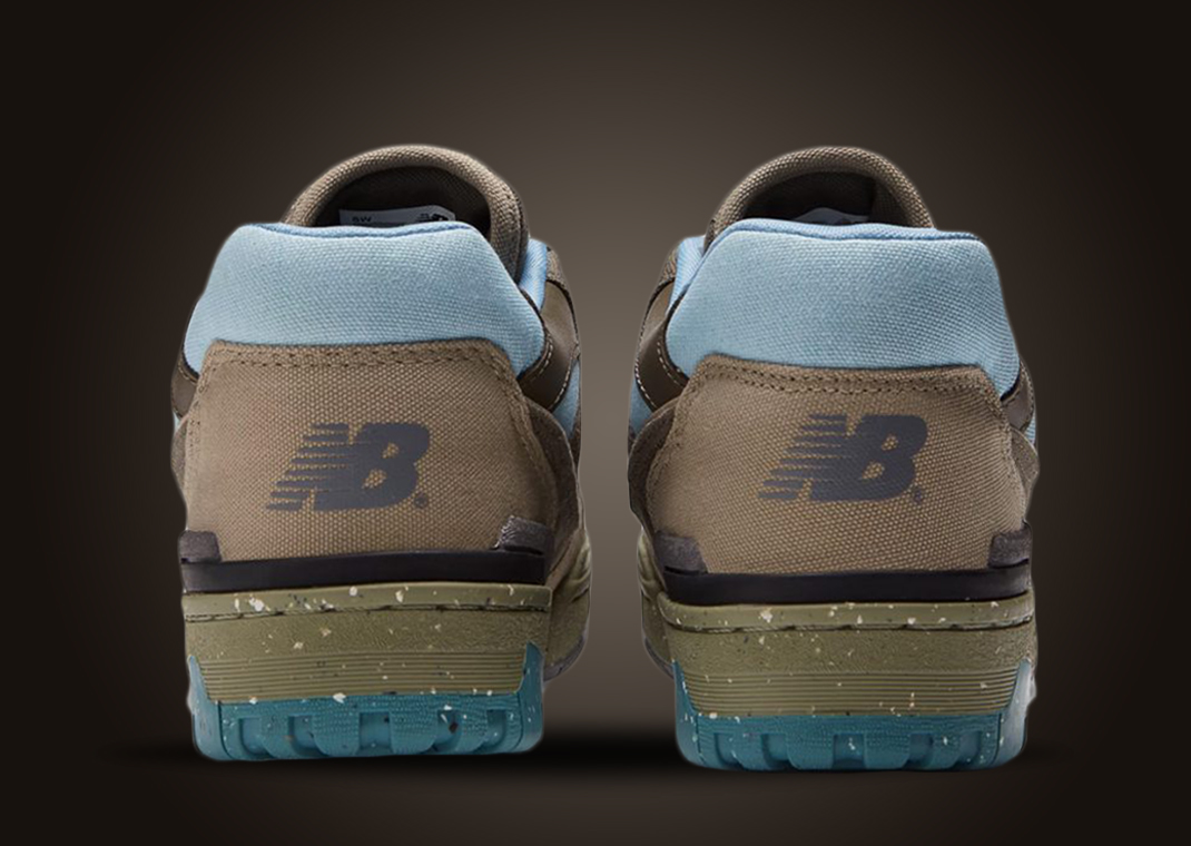 New Balance Switches Leather With Canvas For This 550 Colorway ...