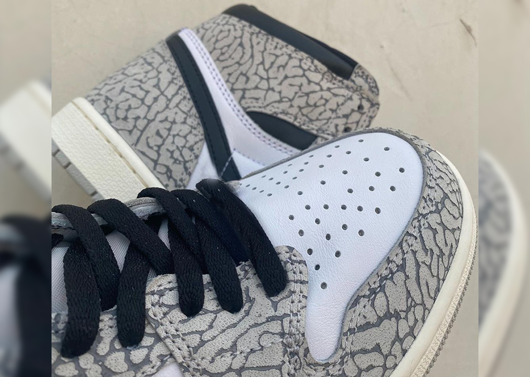 Official Look At The Air Jordan 1 High Elephant Print - Sneaker News