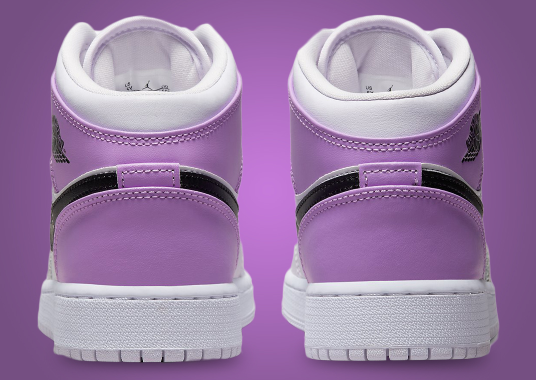 Barely Grape And Rush Fuchsia Adorn The Air Jordan 1 Mid - Sneaker News