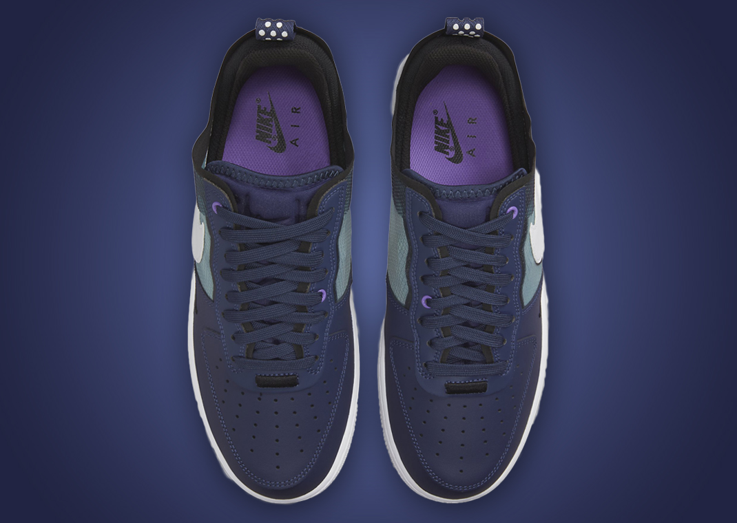 Bold Blue Hues Hit The Nike Air Force 1 React Midnight Navy - Sneaker News