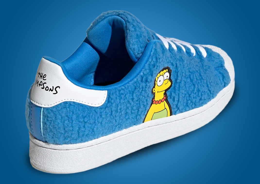 Marge's Big Blue Hair Takes Over The Simpsons x adidas Superstar ...