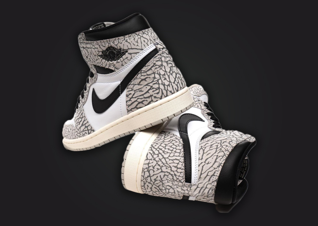 Official Look At The Air Jordan 1 High Elephant Print - Sneaker News