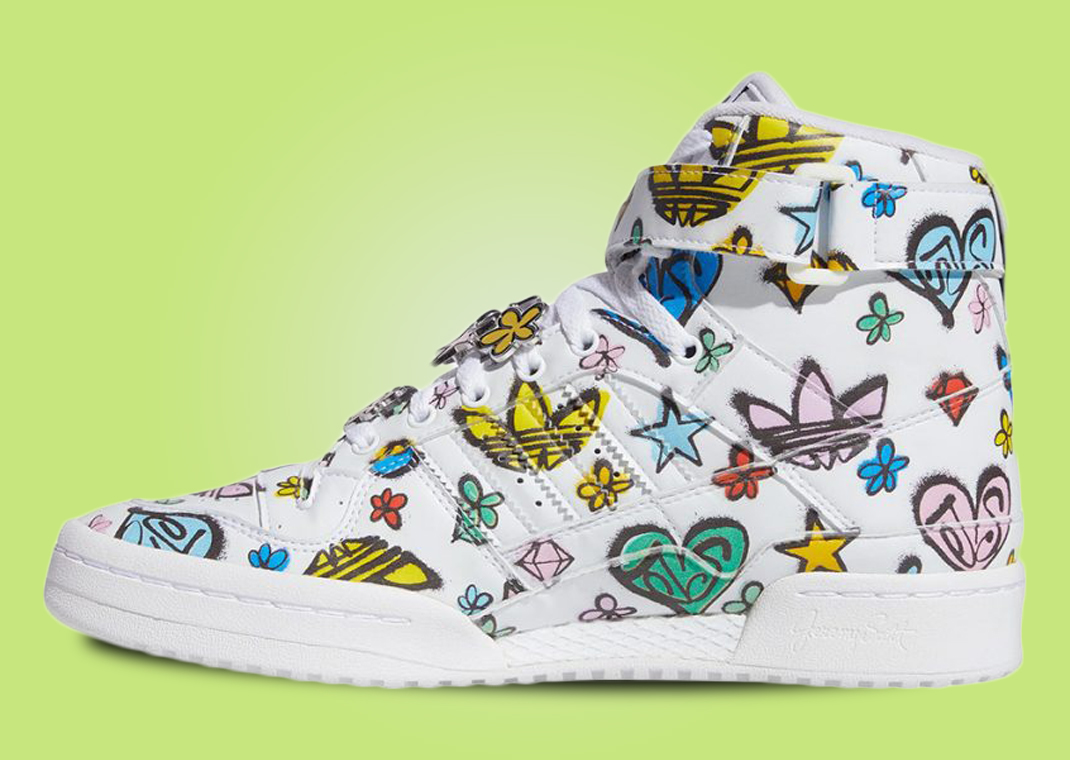 Jeremy Scott Gets The Spray Paint Out For The adidas Forum Graffiti ...