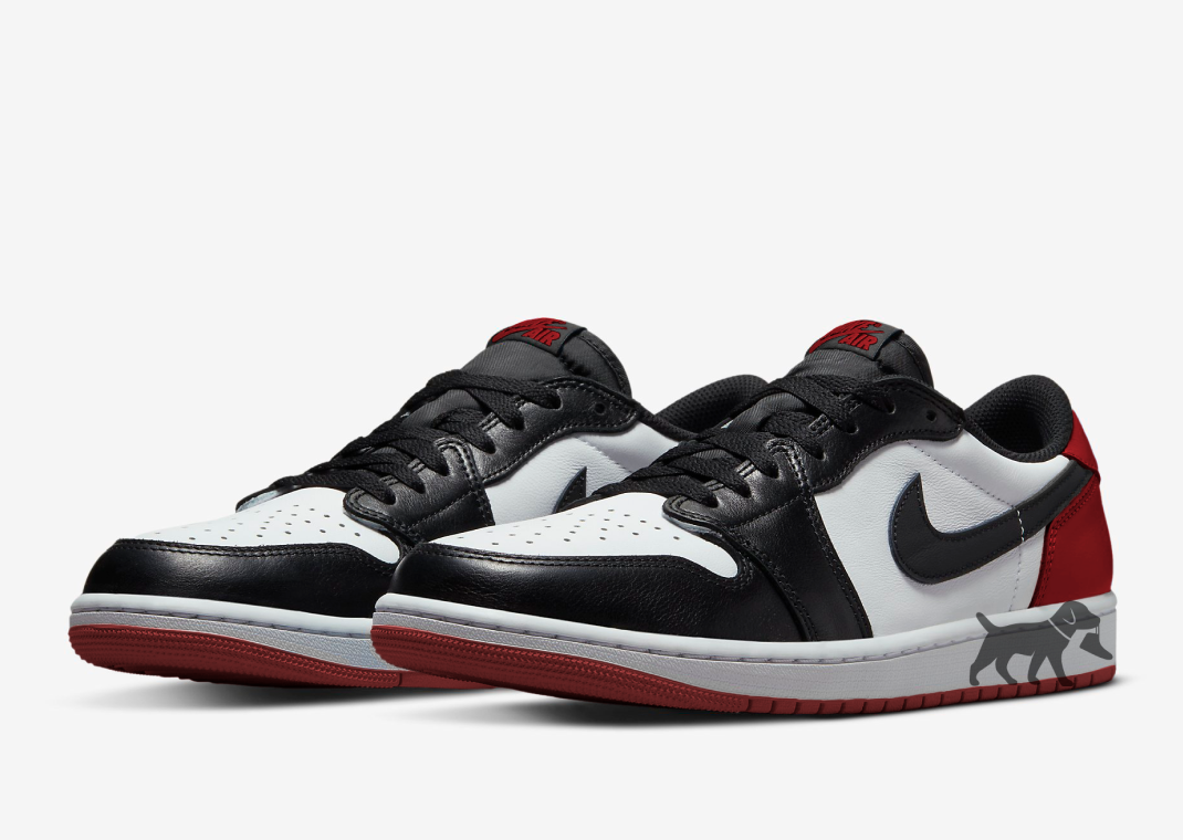 Air Jordan 1 Low OG Black Toe Releases August 4 - Sneaker News