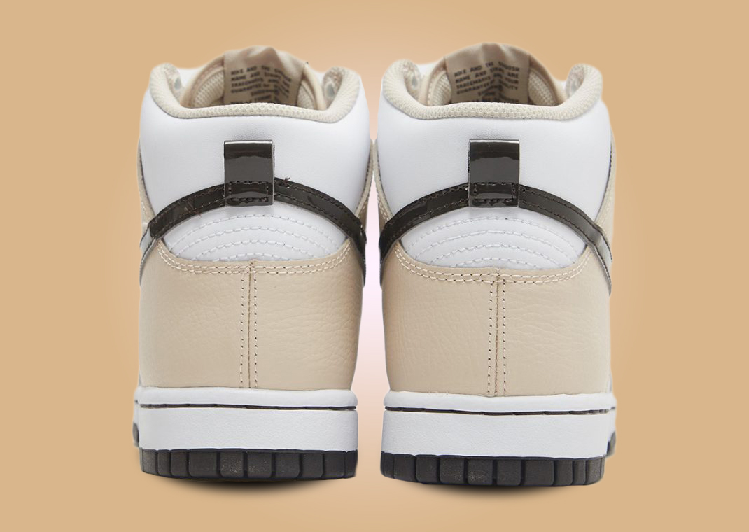 Nike's Dunk High Steps Out In A White And Beige Outfit - Sneaker News