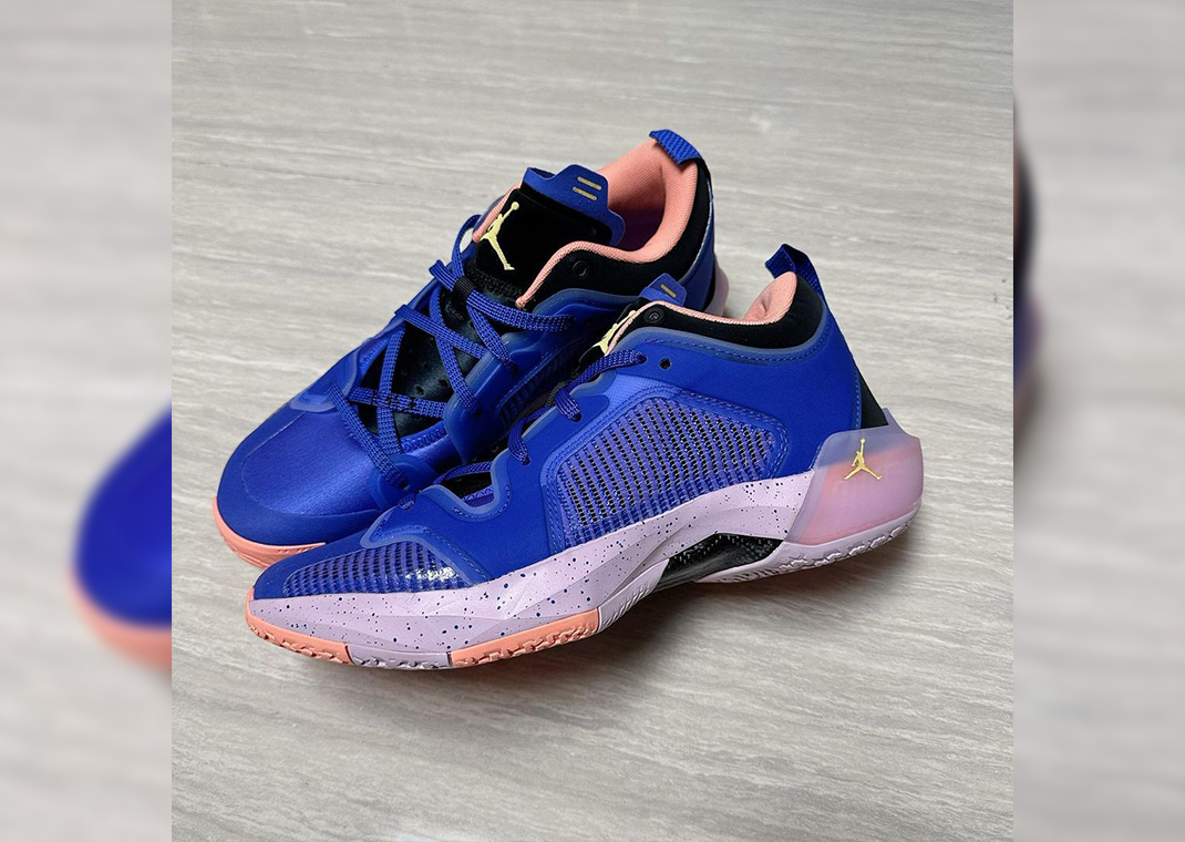 The Jordan 37 Low Lapis Releases February 2nd - Sneaker News