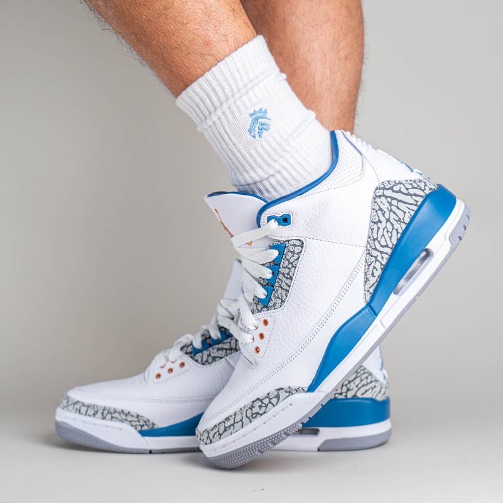 Official Look At The Air Jordan 3 Wizards PE - Sneaker News