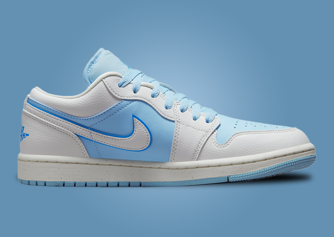 Ice Blue Hues Freeze Over The Air Jordan 1 Low SE - Sneaker News