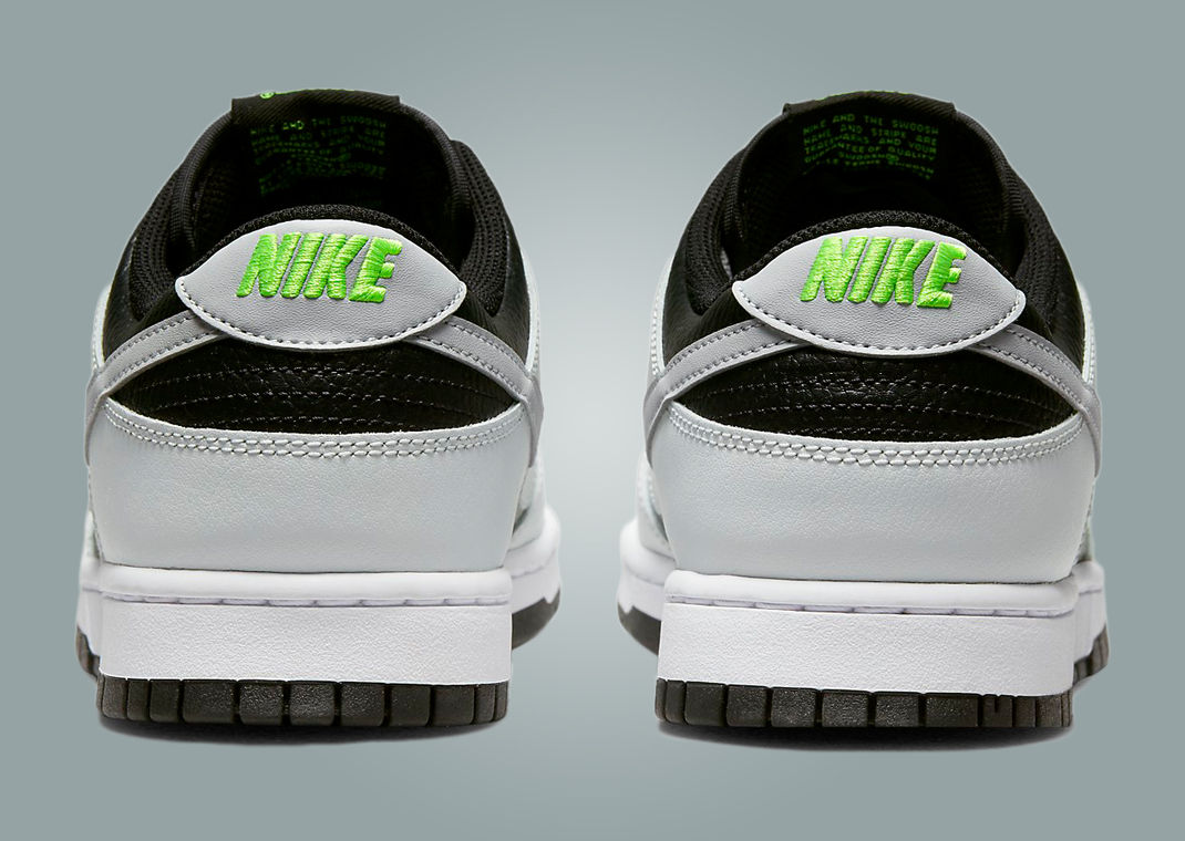 Nike Adds A Touch Of Neon To This Dunk Low Reverse Panda - Sneaker News