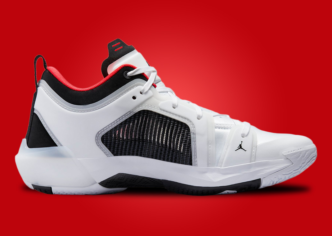 Official Look At The Air Jordan 37 Low White Black Siren Red - Sneaker News