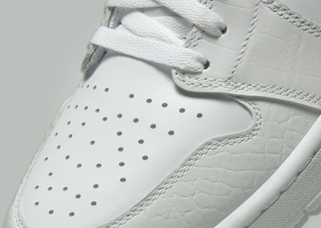 Hit A Hole In One In Style With The Air Jordan 1 Low Golf White Croc ...