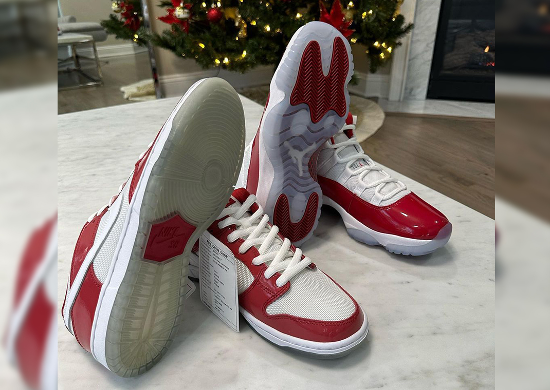 Nike SB Dunk Low Cherry Sample Revealed - Sneaker News