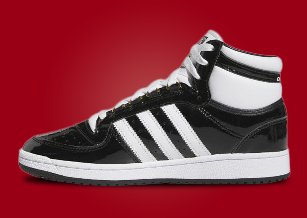 Patent Leather Takes Over A Duo Of adidas Top Ten Colorways - Sneaker News