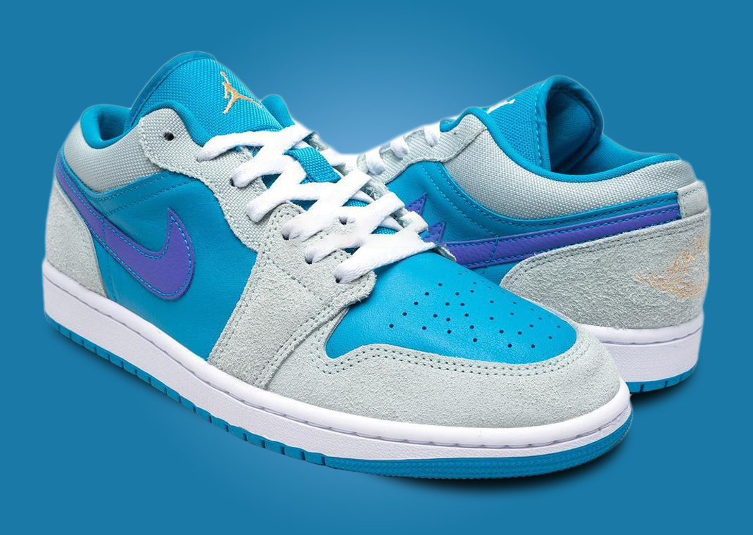The Air Jordan 1 Low SE Gets Submerged In Aquatone - Sneaker News