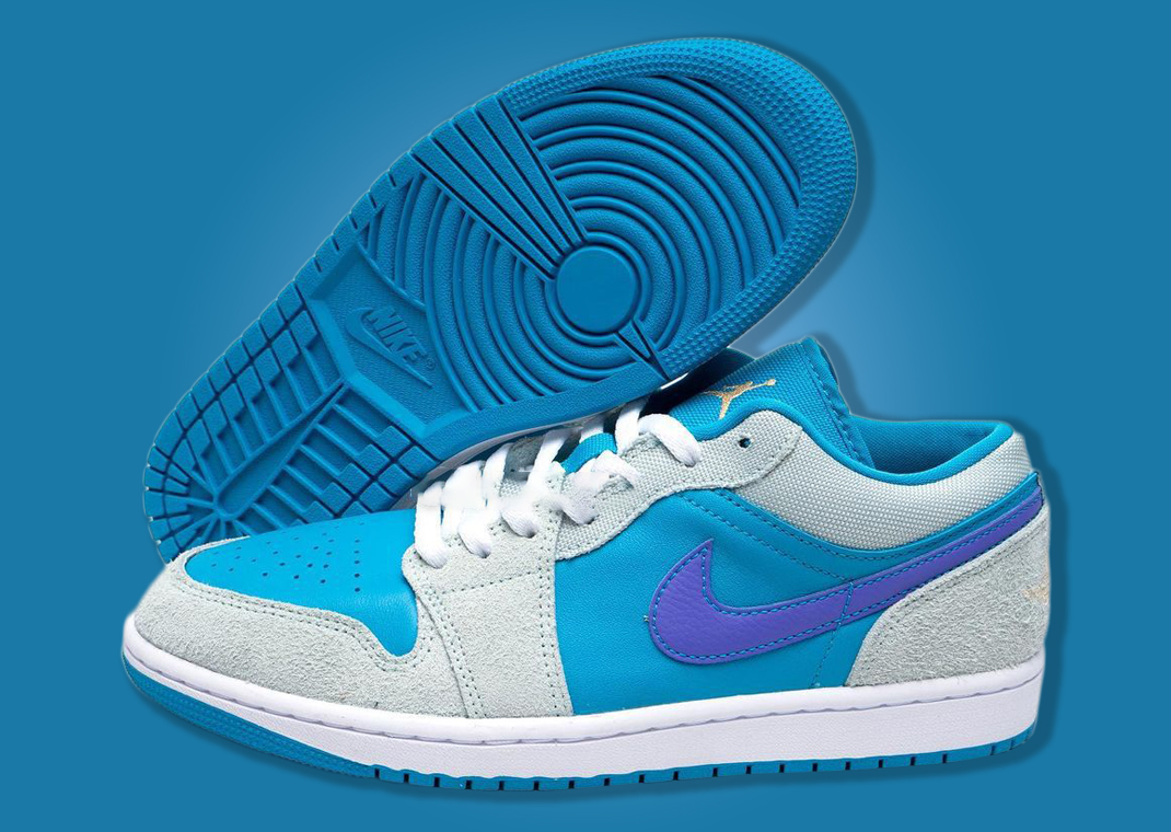 The Air Jordan 1 Low SE Gets Submerged In Aquatone - Sneaker News