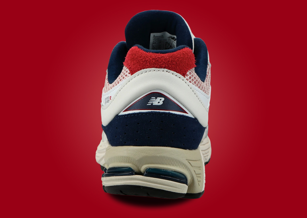Store Your Secret Stash With The New Balance 2002R White Red Navy ...