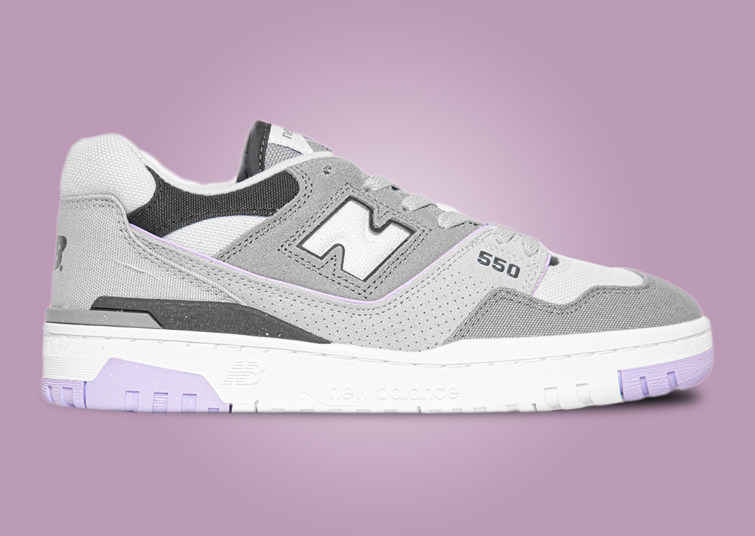 This Women’s Exclusive New Balance 550 Comes Accented By Lavender ...
