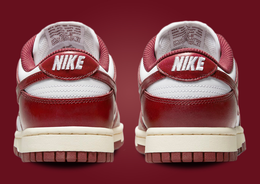 Nike's Dunk Low Vintage Team Red Comes With Pre-Aged Details - Sneaker News