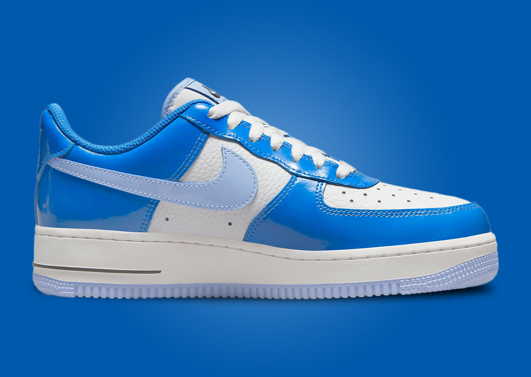 Blue Patent Leather Glazes Over The Nike Air Force 1 Low - Sneaker News