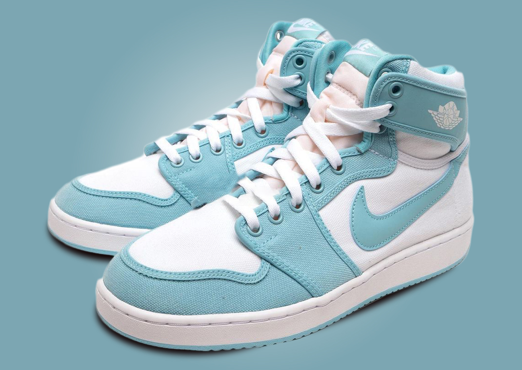 Official Look At The Air Jordan AJKO 1 High Bleached Aqua - Sneaker News