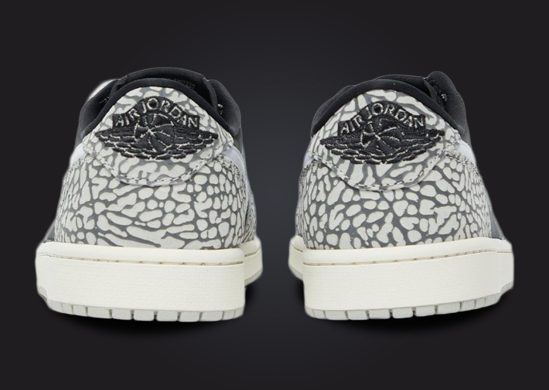 Official Look at the Air Jordan 1 Retro Low OG Black Elephant - Sneaker ...