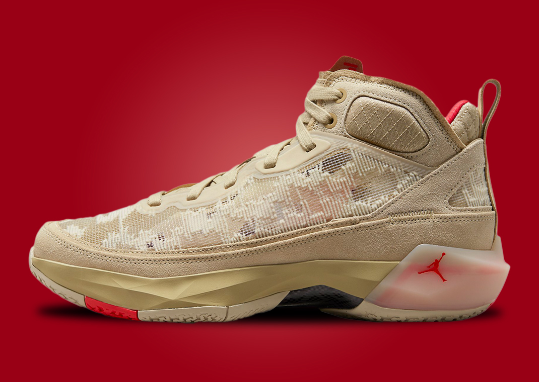 Neutral Mesh Outfits The Air Jordan 37 Premium Rattan - Sneaker News