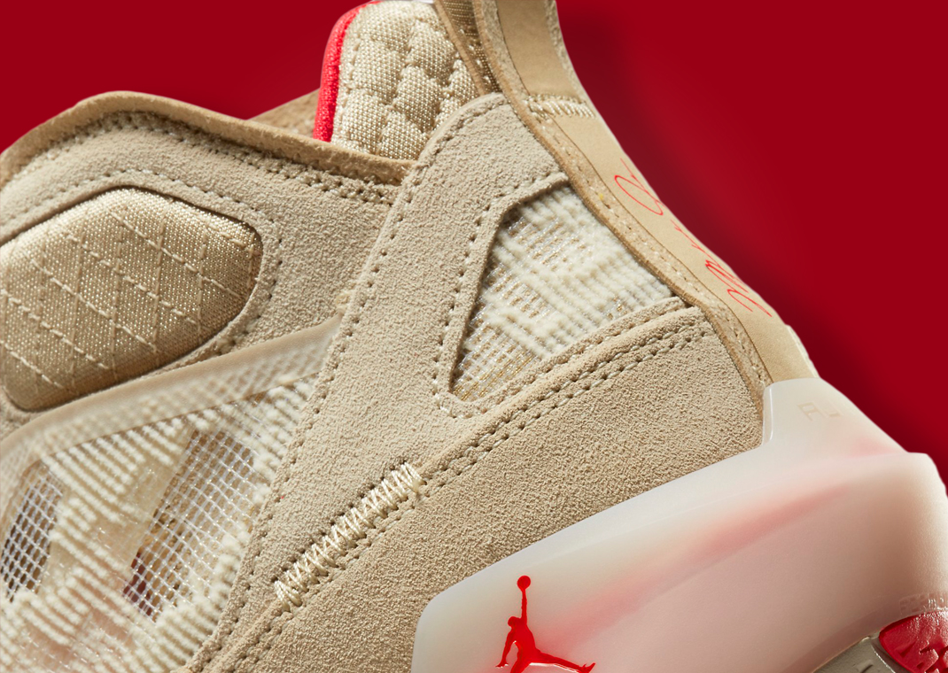 Neutral Mesh Outfits The Air Jordan 37 Premium Rattan - Sneaker News