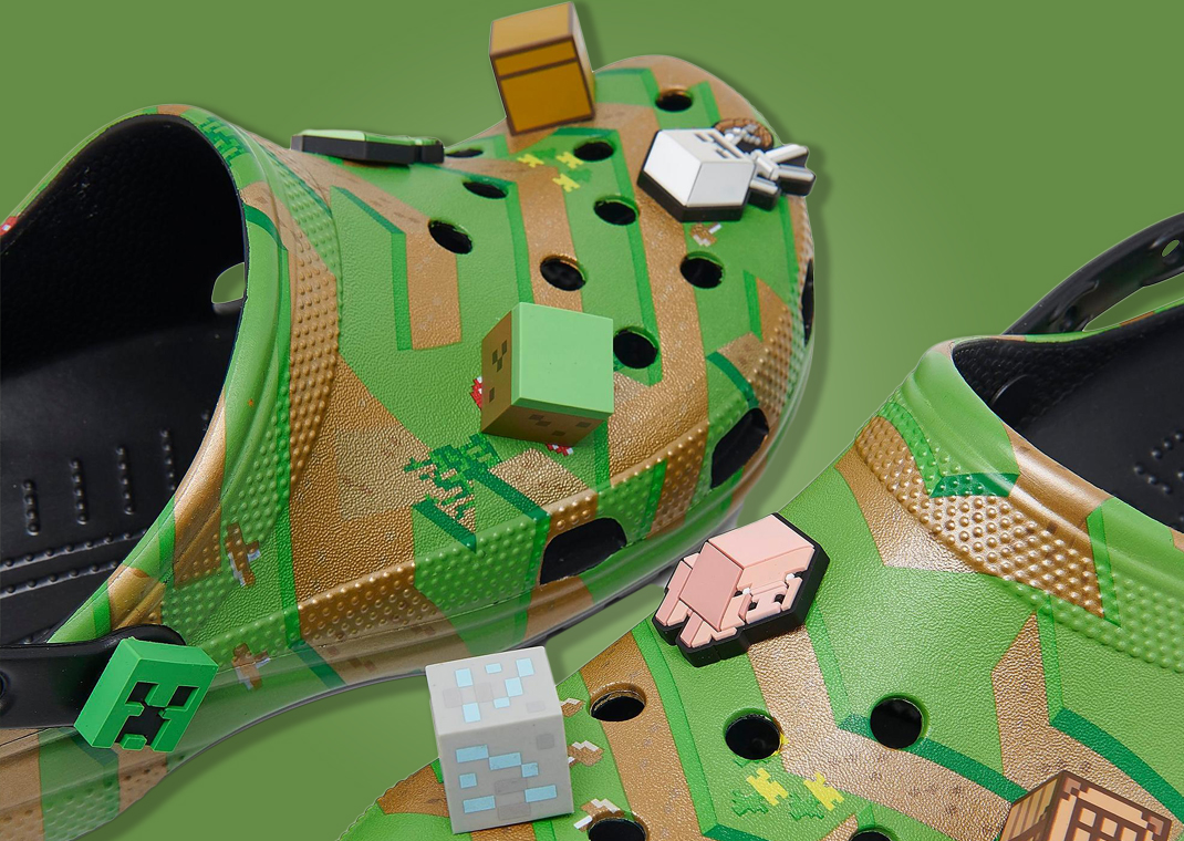 Minecraft And Crocs Bring Mobs And Grass Blocks To Life On The Classic ...