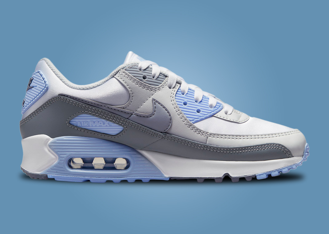 Wolf Grey And Cobalt Bliss Dress This Womens-Exclusive Nike Air Max 90 ...