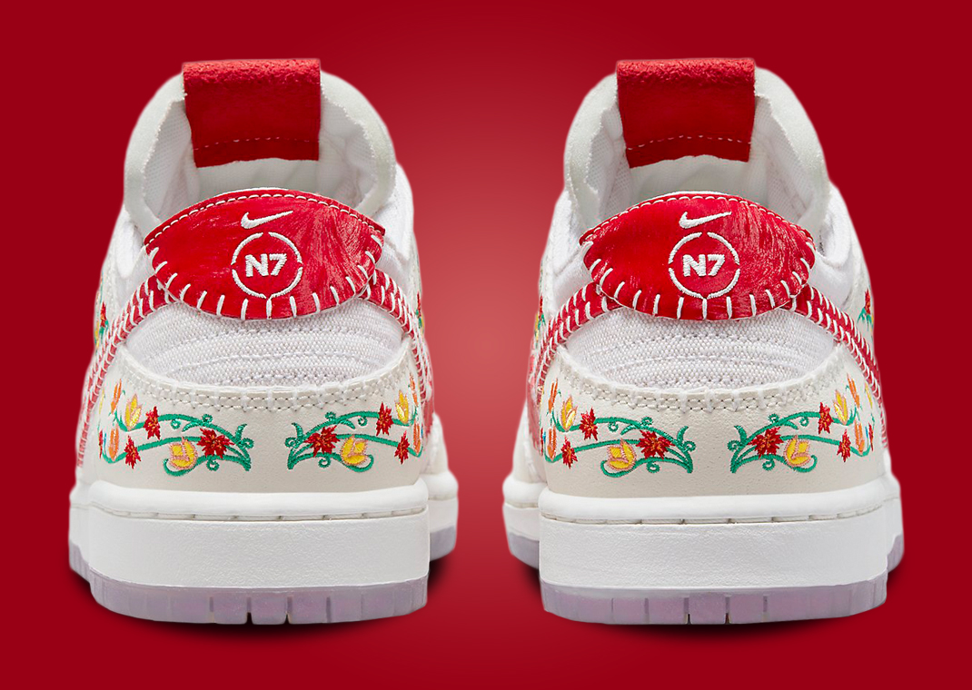The Nike SB Dunk Low N7 Decon Pack Features Floral Patterns - Sneaker News