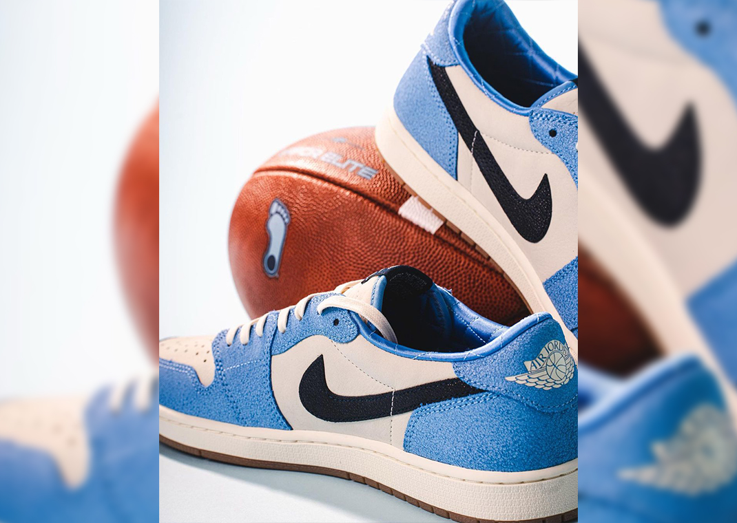UNC Unveils Its Football Team’s Air Jordan 1 Retro Low OG PE - Sneaker News