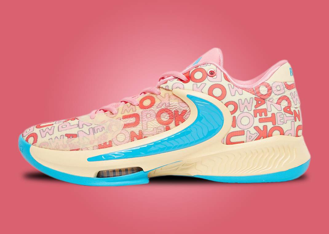 Giannis Antetokounmpo’s Nike Zoom Freak 4 Gets Covered In Letters ...