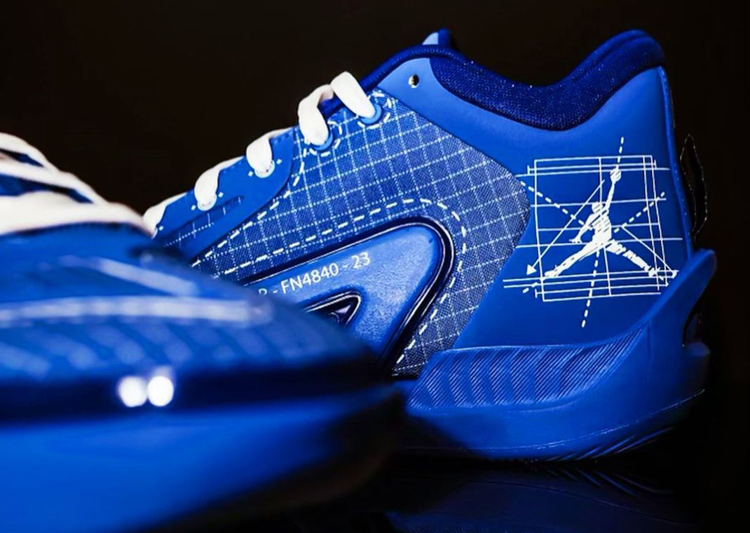 This Jordan Tatum 1 PE Gets A Blueprint Design - Sneaker News