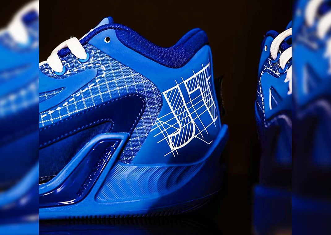 This Jordan Tatum 1 PE Gets A Blueprint Design - Sneaker News