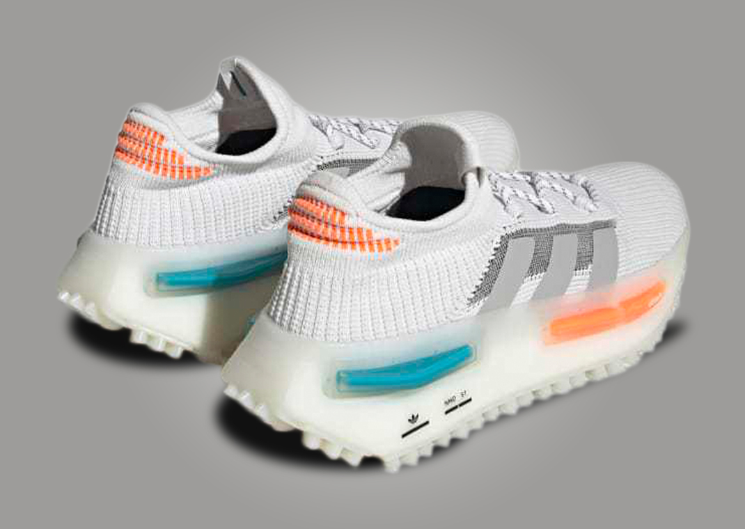 adidas' NMD S1 White Teal Orange Has The Summer Seasons In Mind ...